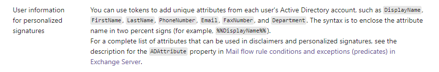 Automatic Signature - Microsoft Q&A