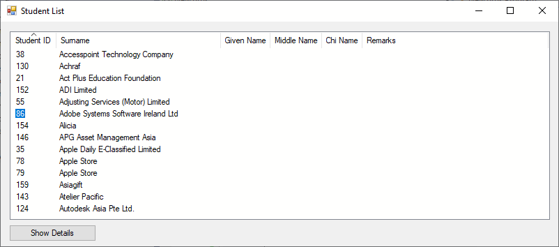 How to set individual column format of a DataListView (not DataGridView) - Microsoft Q&A