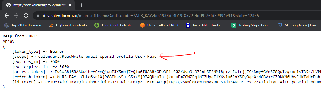 How to integrate OnlineMeetings.ReadWrite scope in Microsoft Graph API - Microsoft Q&A