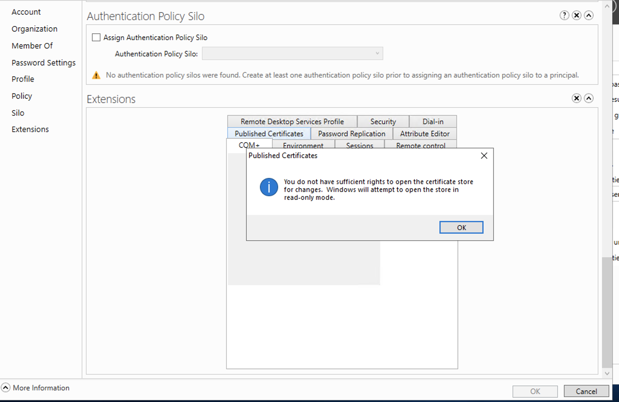 Azure AD DS : user certificate for ldap authentication - Microsoft Q&A