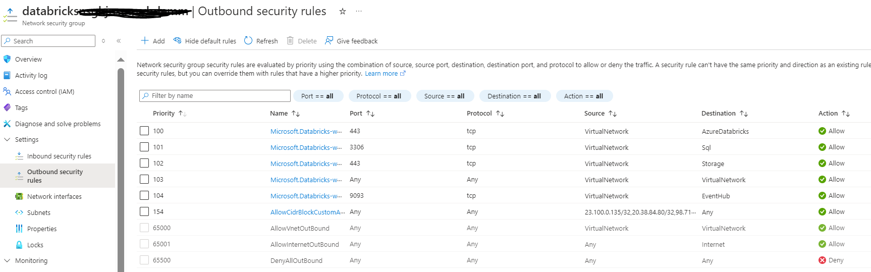 The public IP address range for the Azure Databricks control plane will be updated - Is there ...