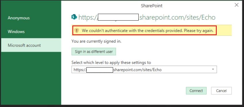 Data refresh on SharePoint List not feeding through - Microsoft Q&A