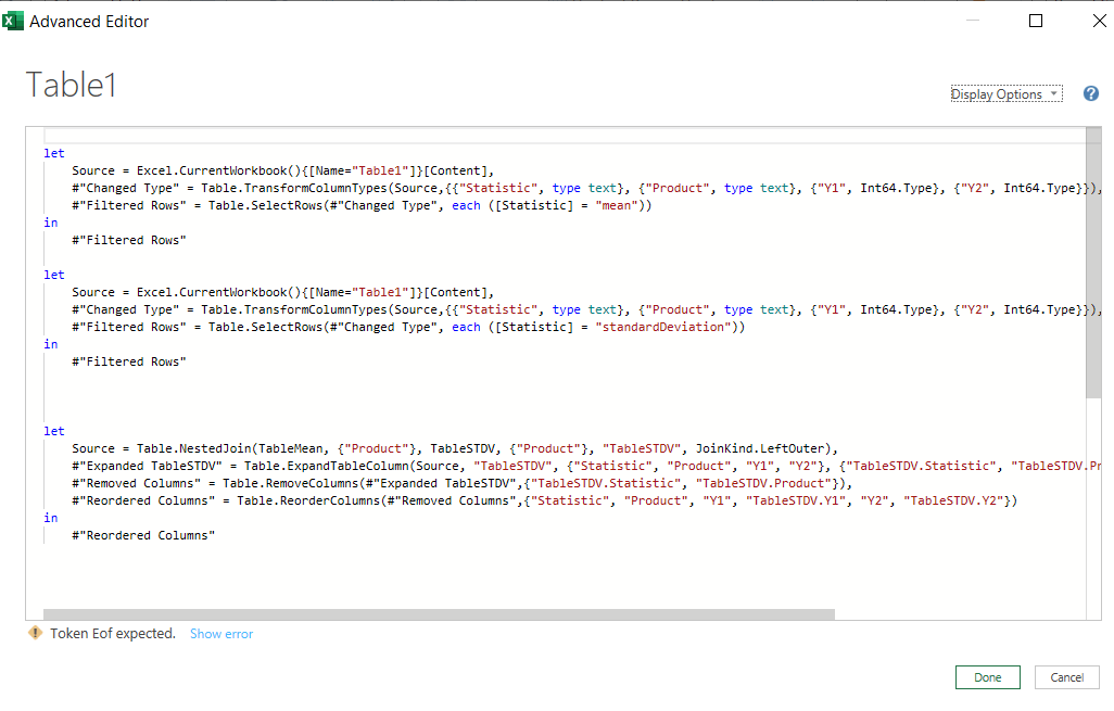 How to name a table with code in power query ? - Microsoft Q&A