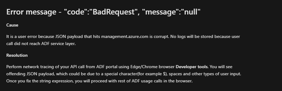 Error: Failed to run the pipeline pipeline4 (Pipeline) while reading ...