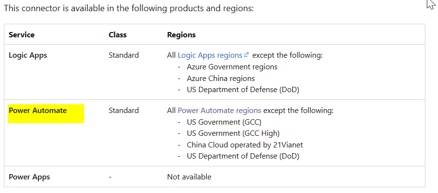 Is azure form recognizer connector removed form power automate ? - Microsoft Q&A