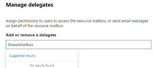 Resource mailboxes delegated to Shared Mailbox - Microsoft Q&A