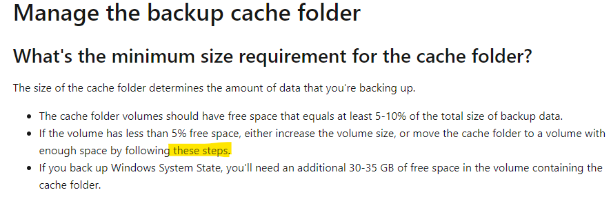 "Backup failed because Azure Backup was unable to create a snapshot for ...