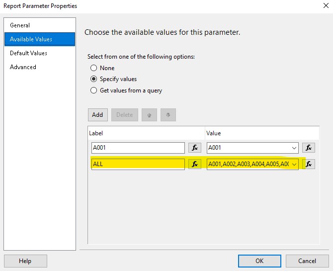 Custom Filtering Ssrs Report Microsoft Qanda