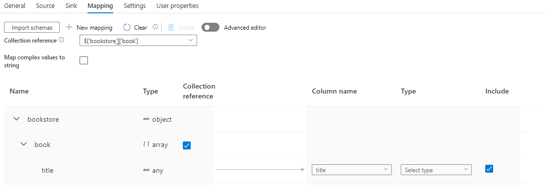 Azure Data Factory - Collection reference failing when only 1 record - Microsoft Q&A
