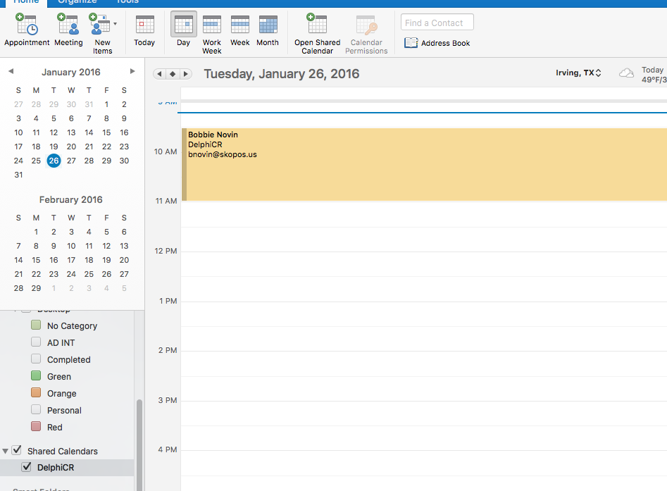 Calendar Permissions grayed out in Outlook 2016 - Microsoft Q&A