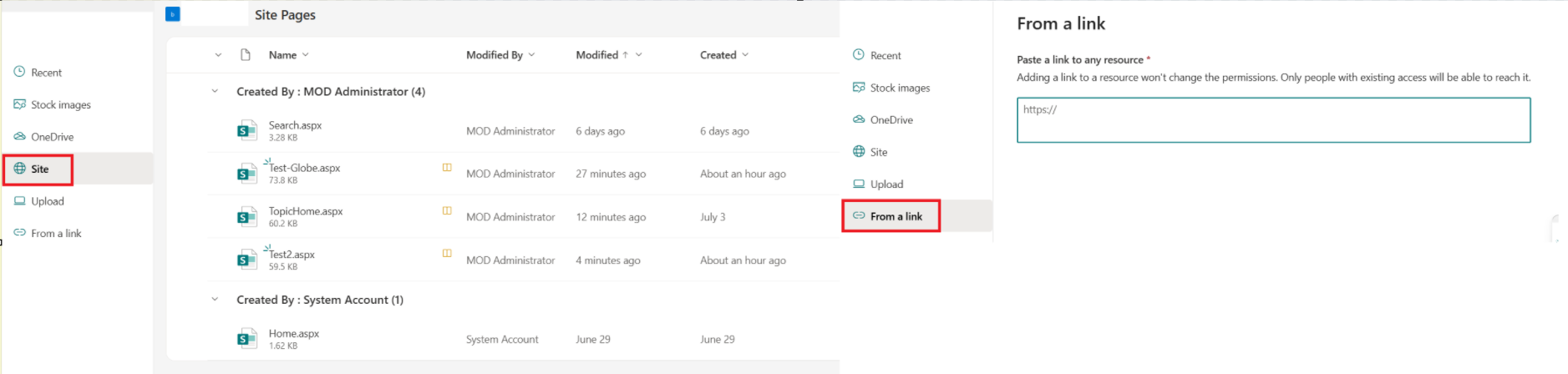 SharePoint Online: thumbnail in Quick Links web part displays globe ...