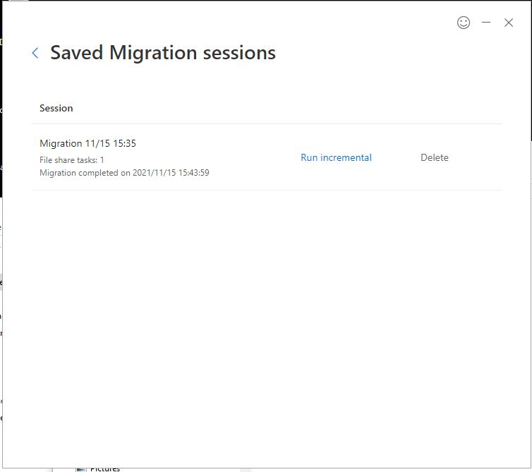 SPMT incremental migration - Microsoft Q&A