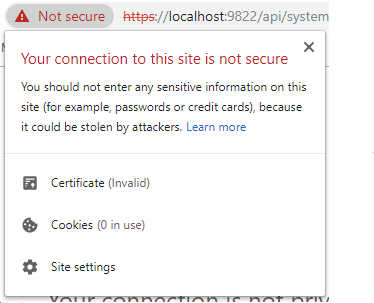 SSL on Self Hosting Web API - Microsoft Q&A