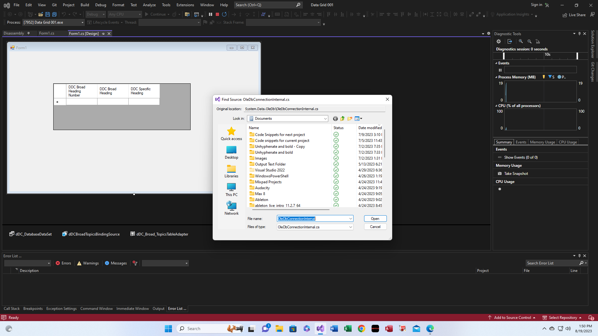 Unable to find the OLE DB wrapper file. - Microsoft Q&A