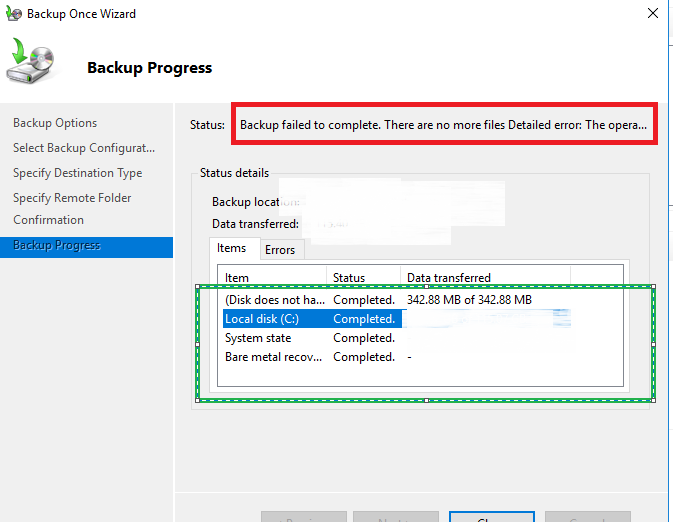 Issue on the server - Microsoft Q&A