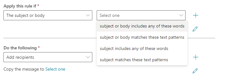 create a transport rule - Microsoft Q&A
