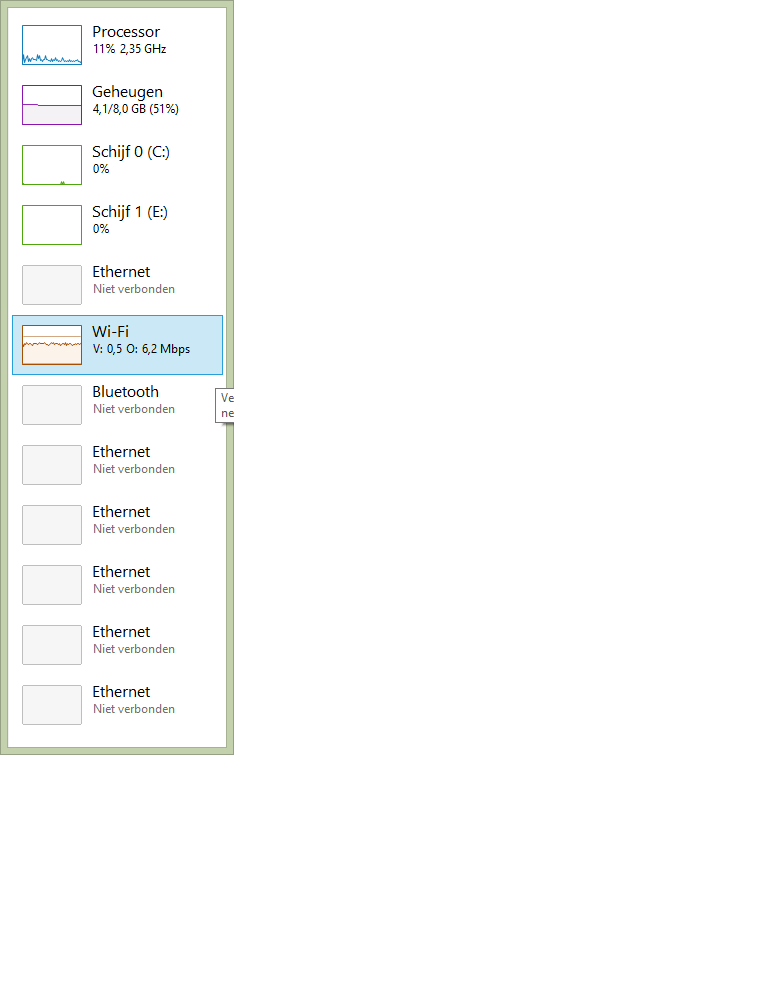 how to remove unused ethernet mini-graphs in the performance tab of ...