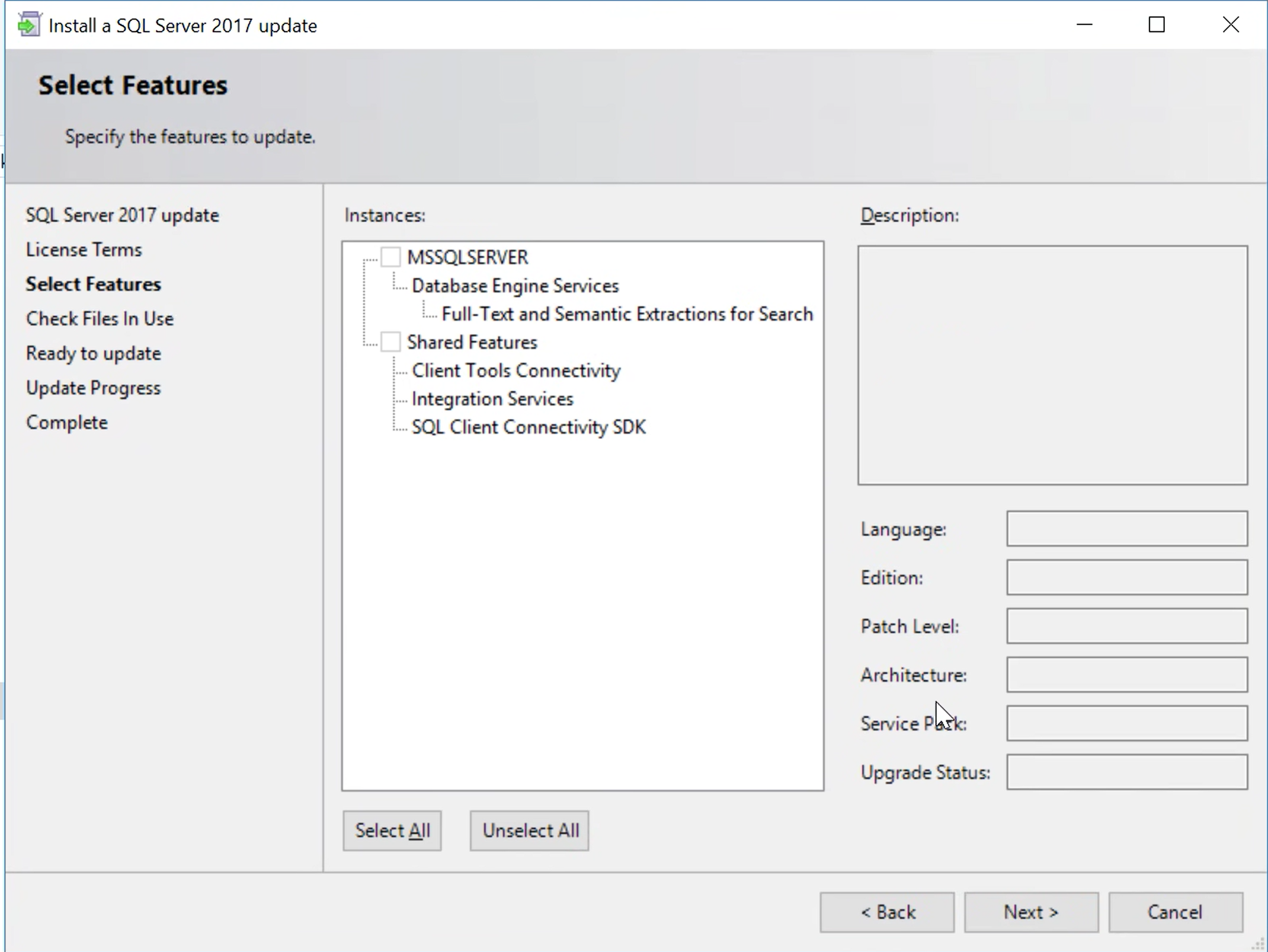 Reporting Service upgrade does not recognize current version and asks ...