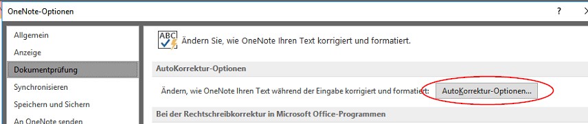 OneNote online Autokorrektur ausschalten - Microsoft Q&A