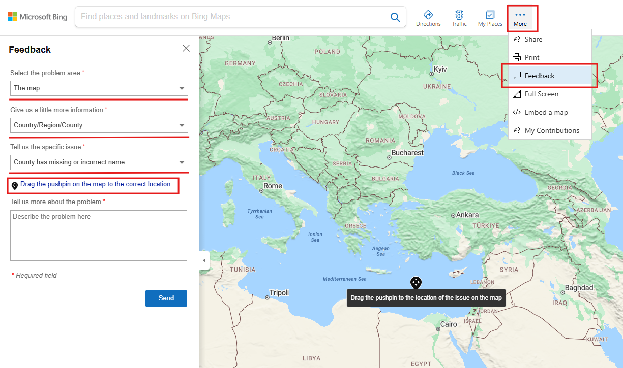 The name and location of my city, my governorate and my geographical ...