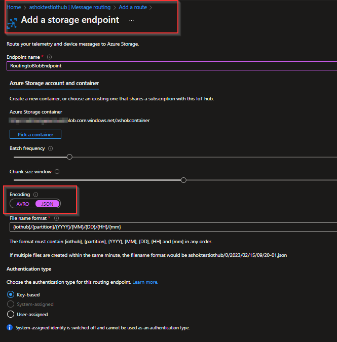 Iot Hub Use Iot Trigger To Convert Avro Message To Readable Blob Storage Microsoft Qanda