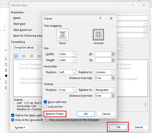 How to deactivate bulleted lists from automatically being created in a ...