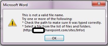 SharePoint error messages - Microsoft Q&A