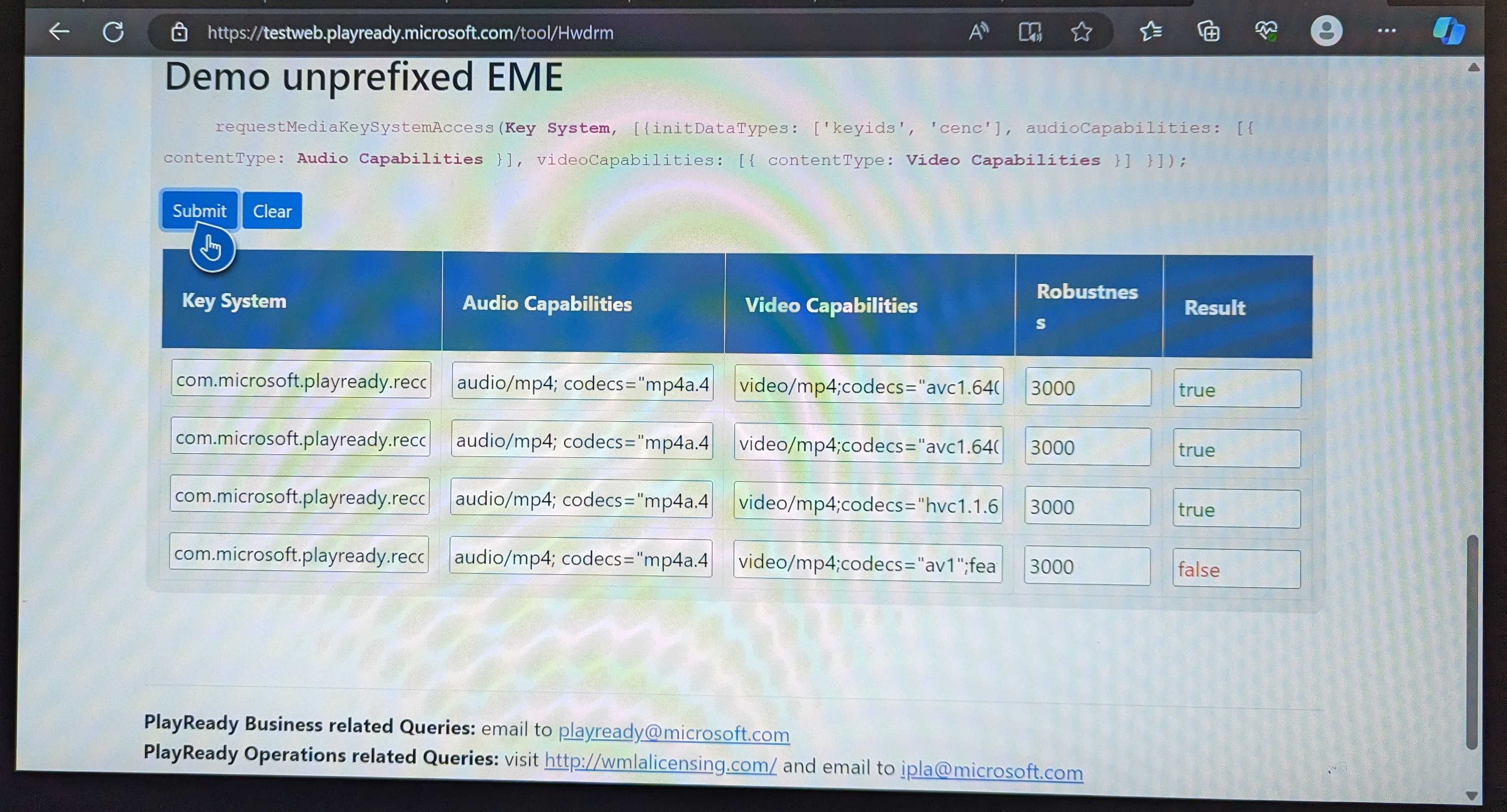 Does xBox in developer mode supports video DRM playback with SL2000 or SL3000 content ...