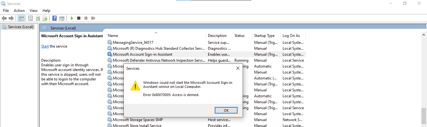 Unable to sign-in into Microsoft edge using microsoft account & unable ...