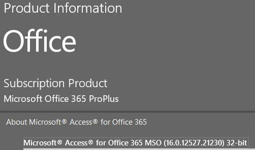 Modern Charts in Access 365 Loses Formatting and Settings - Microsoft Q&A