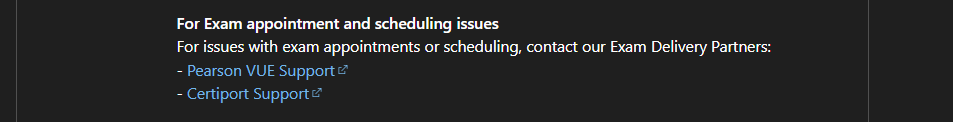 Microsoft Certification Exam Scheduling Error on Microsoft Learn ...