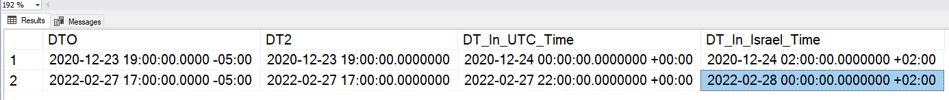 What exactly does the -05:00 do in a Date Time Stamp Query - Microsoft Q&A