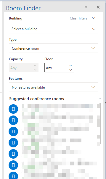 Outlook Roomfinder not working - Microsoft Q&A