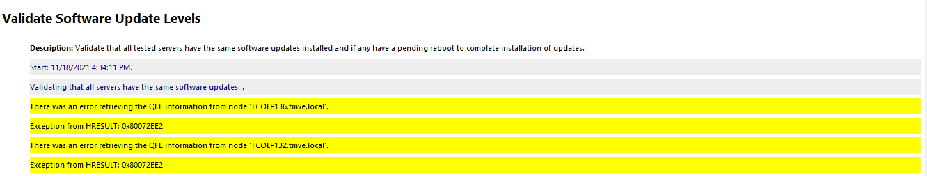 Wizard Validation Failover Clustering System Configuration
