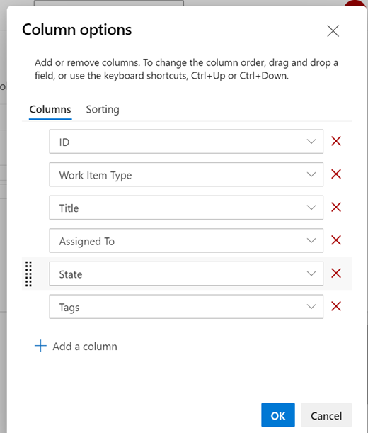 Fluentui React How To Reuse Existing Column Options Modal In Devops