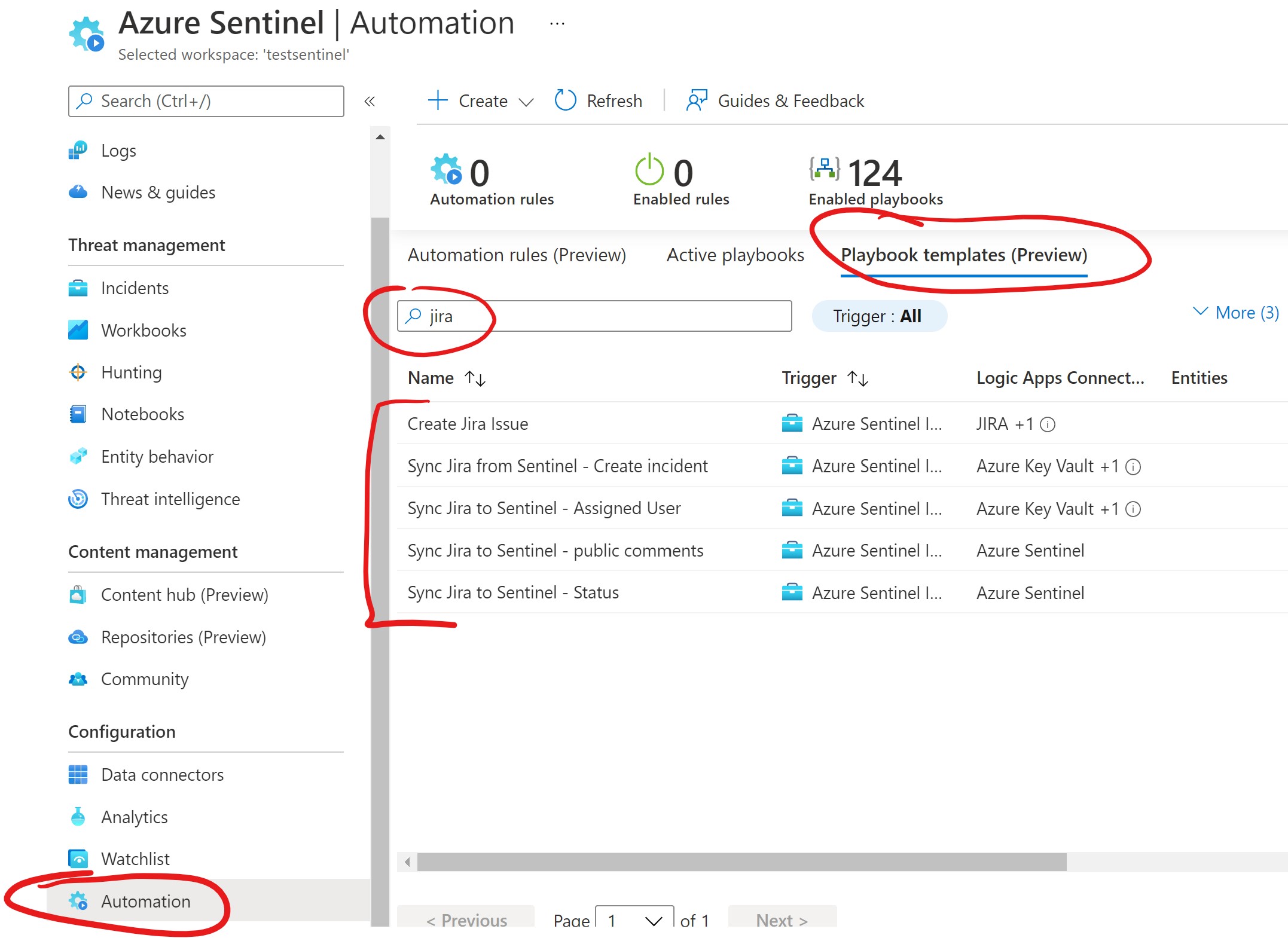 How to receive Azure sentinel alerts in JIRA? - Microsoft Q&A