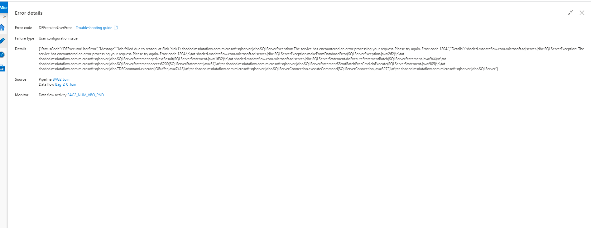 Resolving error StatusCode Resolving error StatusCode