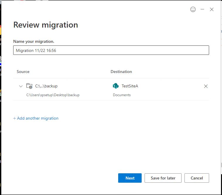 SPMT incremental migration - Microsoft Q&A
