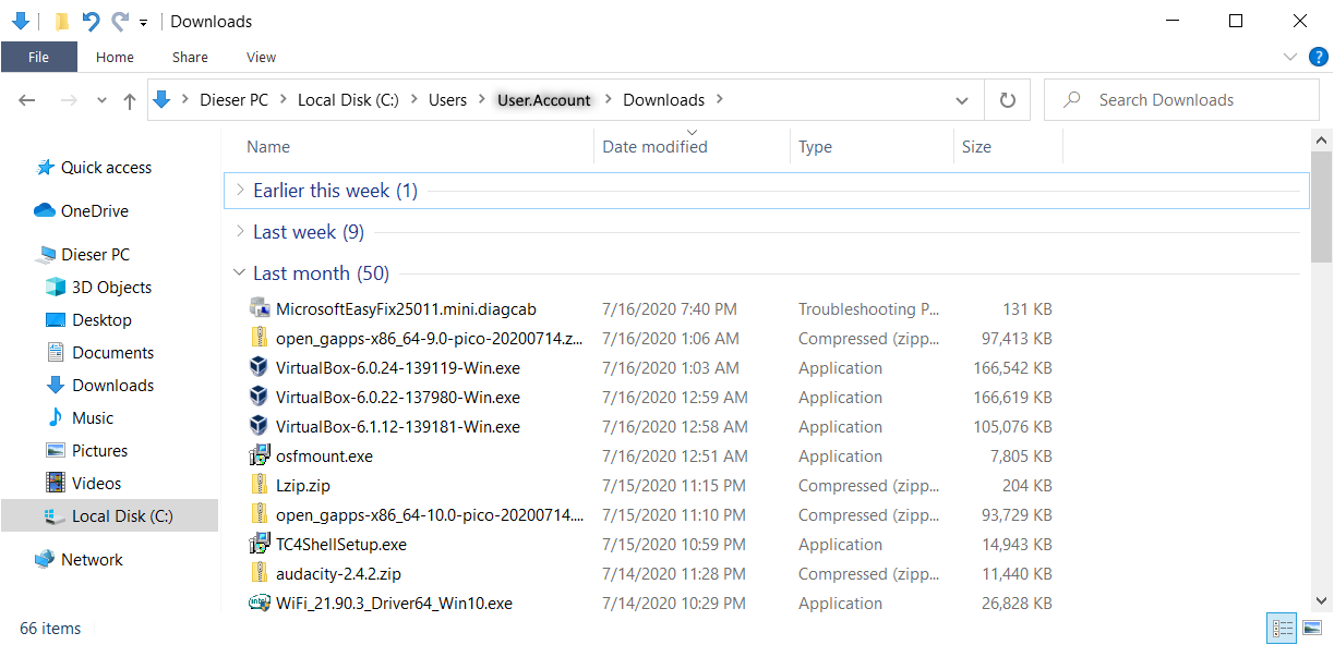 Why does the folder layout in Windows Explorer look different depending ...