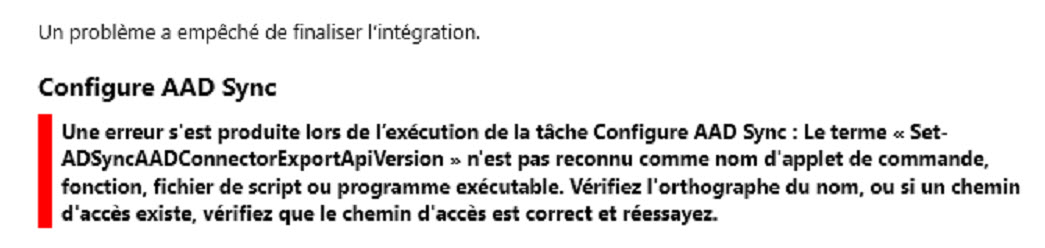 AAD Sync update problem - Microsoft Q&A