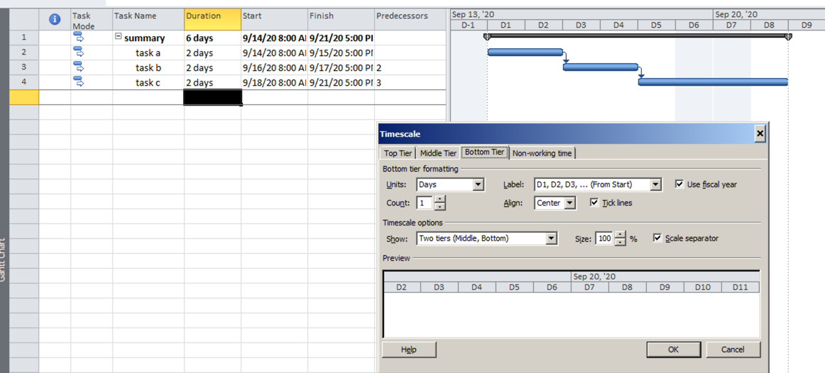 Show Elapsed Days in MS Project Tasks - Microsoft Q&A