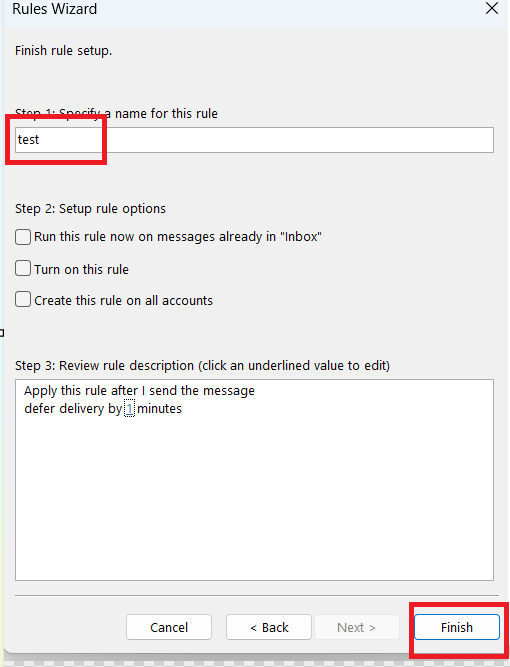 How to add a rule to send messages immediately, one that bypasses send ...