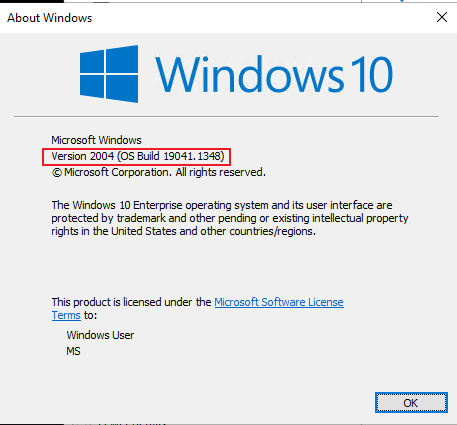 Wsus shows wrong version of Windows 10 - Microsoft Q&A