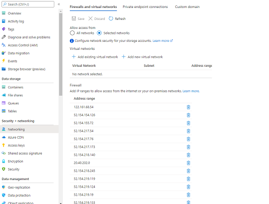 Access vNet integrated storage from Azure Functions - Microsoft Q&A