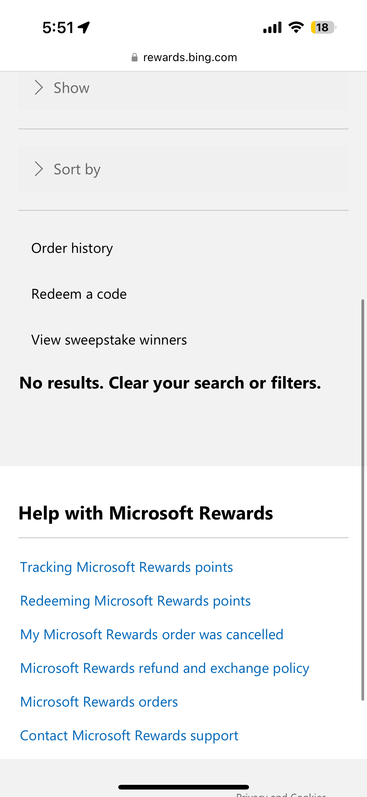 Microsoft rewards broken - Microsoft Q&A