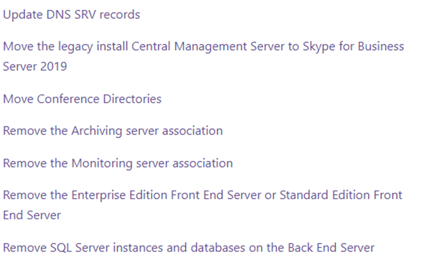 Remove SFB 2015 Server after migration to SFB 2019 - Microsoft Q&A