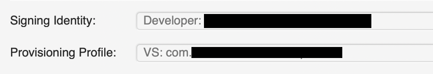 iOS Bundle Signing is disabled - Microsoft Q&A