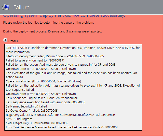 Windows 11 MDT Sysprep Failure | OneDrive - Microsoft Q&A