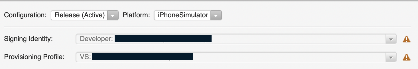 iOS Bundle Signing is disabled - Microsoft Q&A