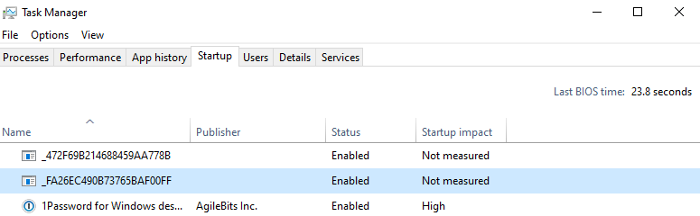 Strange application in startup, virus ? - Microsoft Q&A